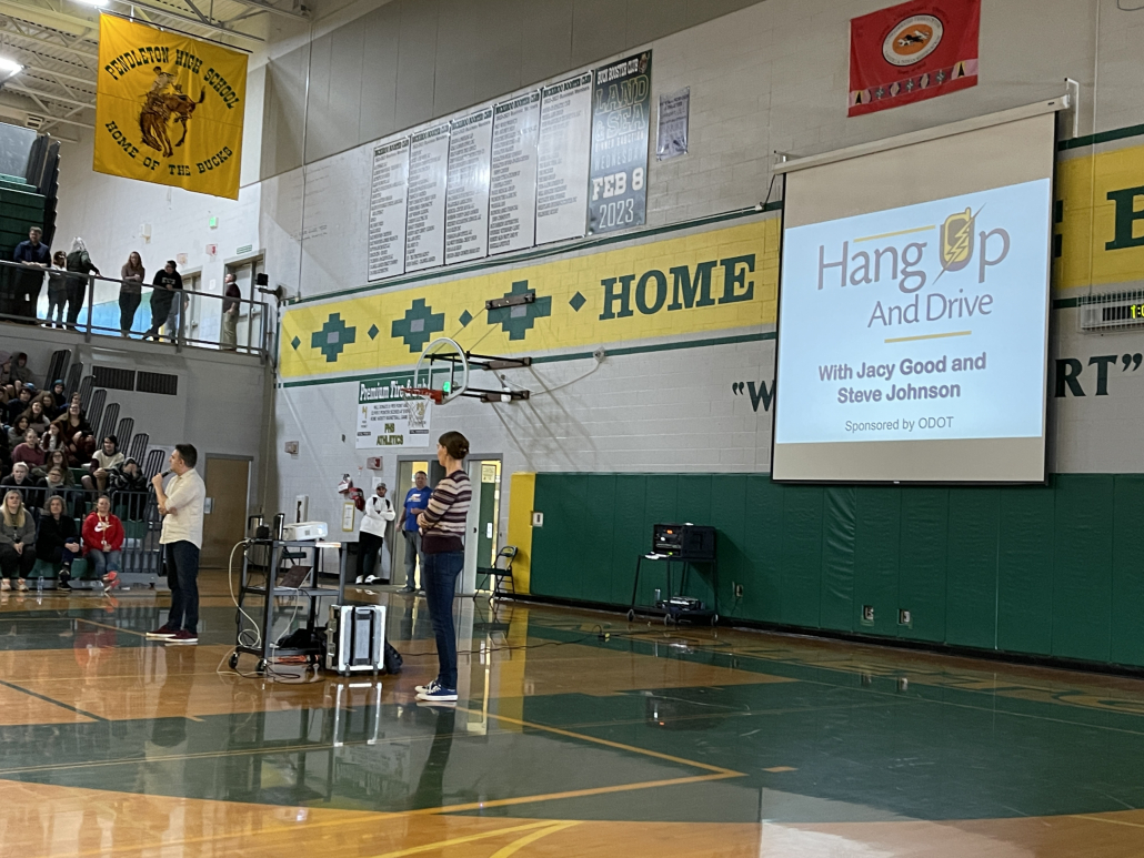 Pendleton High School Hang Up and Drive Assembly - Pendleton High School